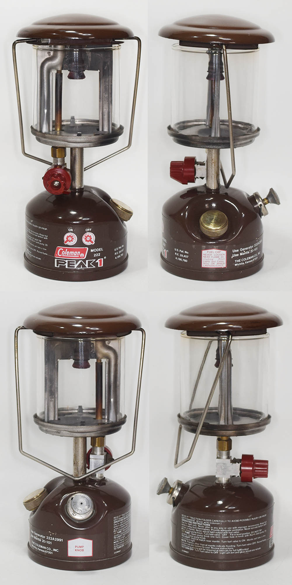 代購代標第一品牌－樂淘letao－☆☆☆ レア Coleman MODEL 222A 茶色（美品）☆☆☆