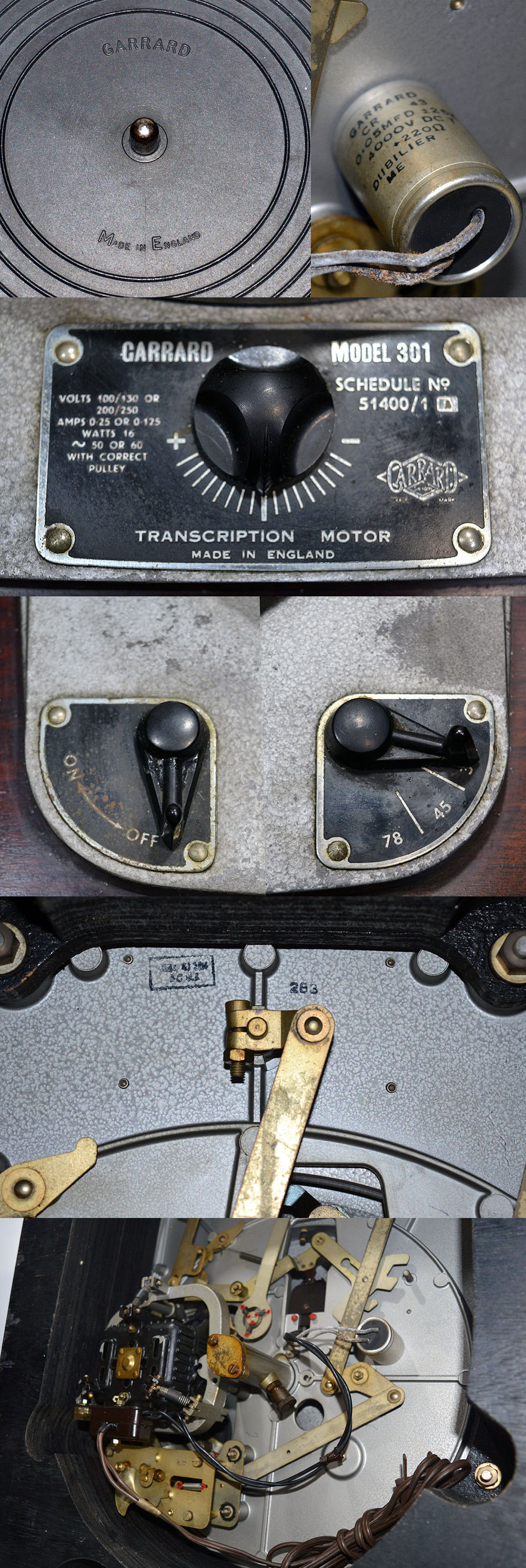 日本代購代標第一品牌【樂淘letao】－☆☆☆ レア Garrard ガラード model 301 ハンマートーン ☆☆☆