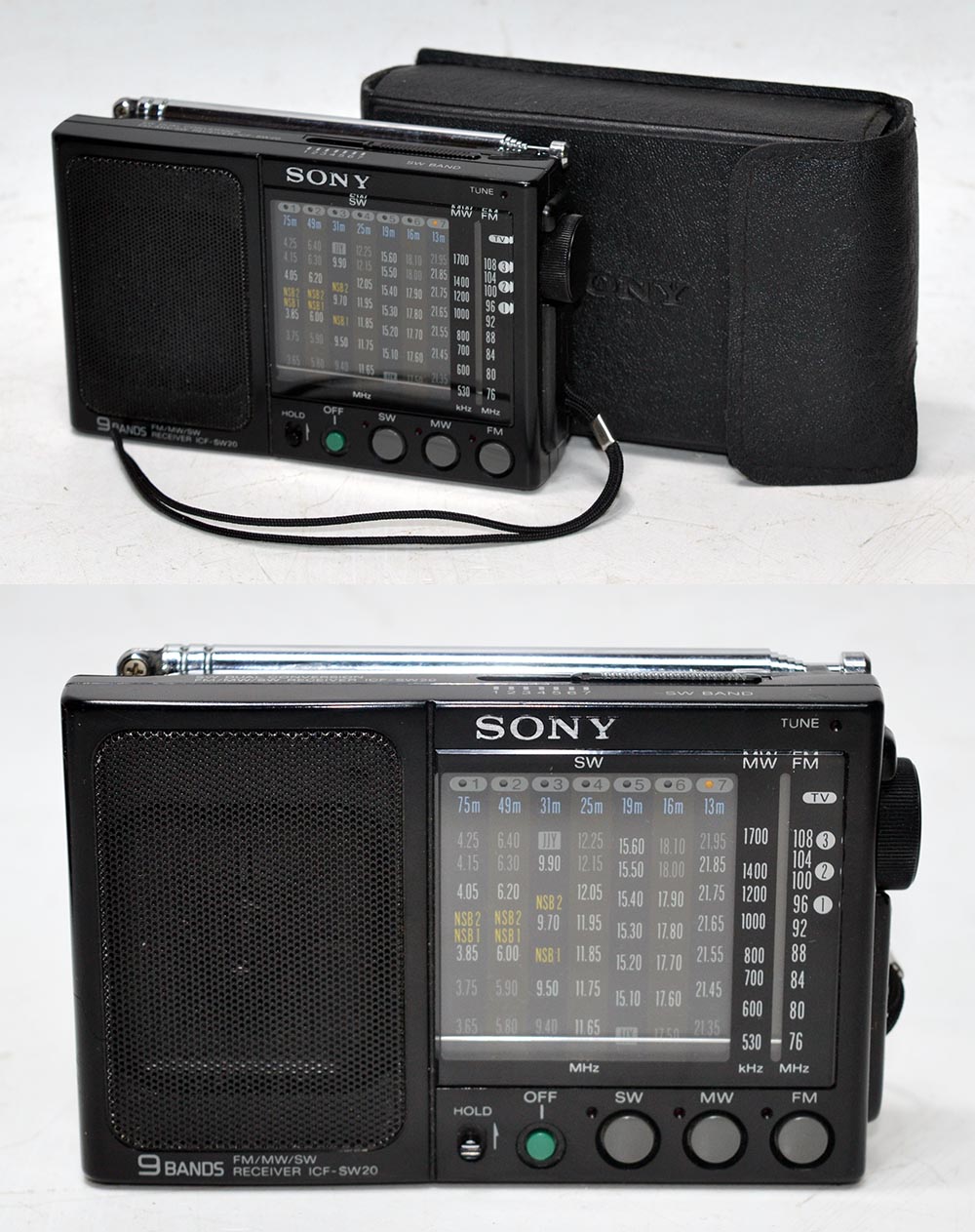 【目立った傷や汚れなし】☆☆☆ レア SONY ICF-SW20 FM/MW/SW1-7 9BAND RADIO ☆☆☆の落札情報詳細 - Yahoo!オークション落札価格検索 オークフリー