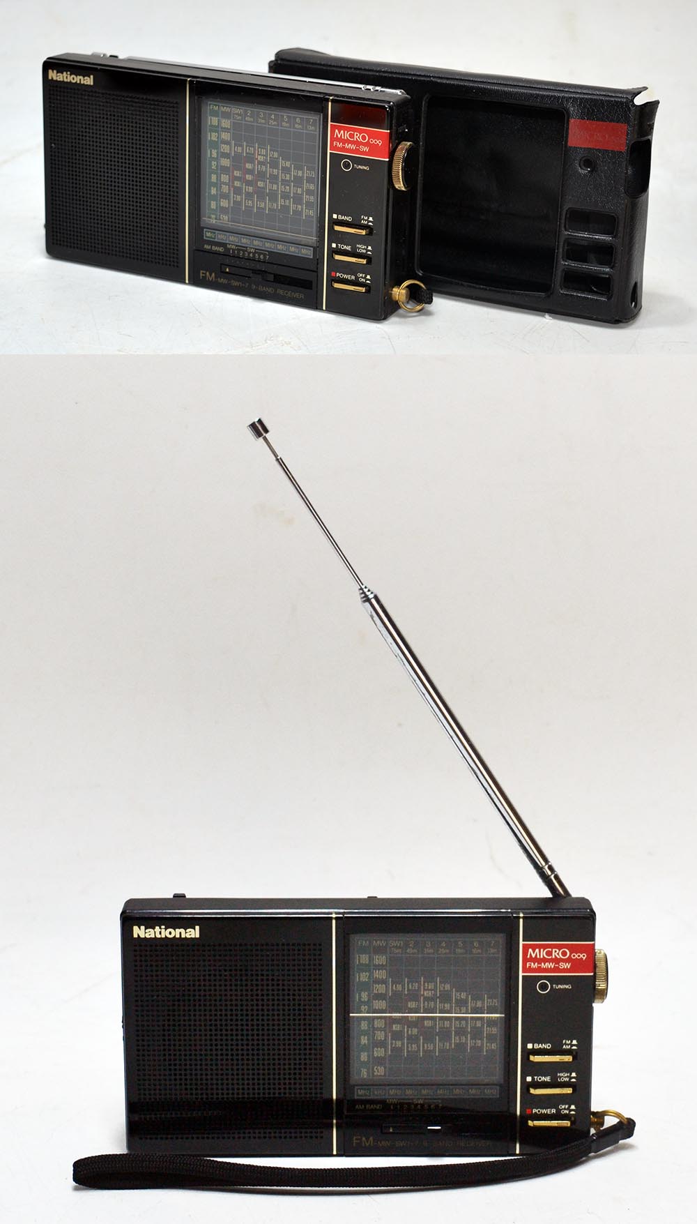 日本代購代標第一品牌【樂淘letao】－☆☆☆ レア National MODEL RF-009(MICRO 009) FM/AM/SW1-7 9BAND RADIO