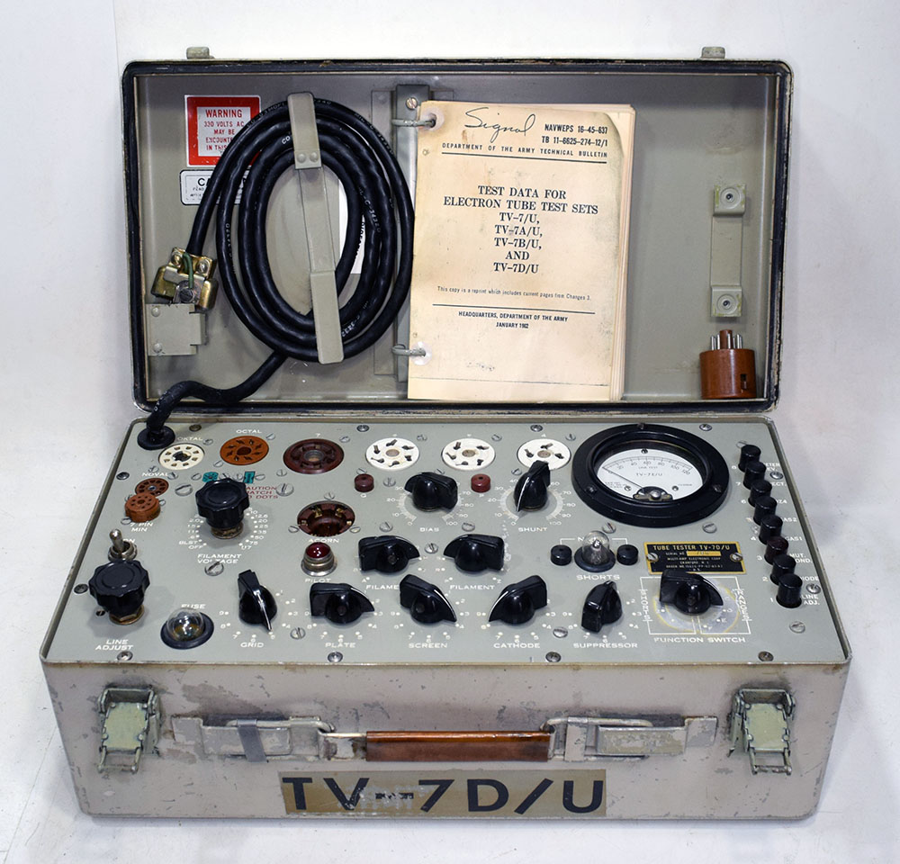 ☆☆☆ 軍用 チューブチェッカー 真空管試験機 真空管テスター TV-7D/U （ジャンク扱い）☆☆☆|品牌|价格|图片_代购帮